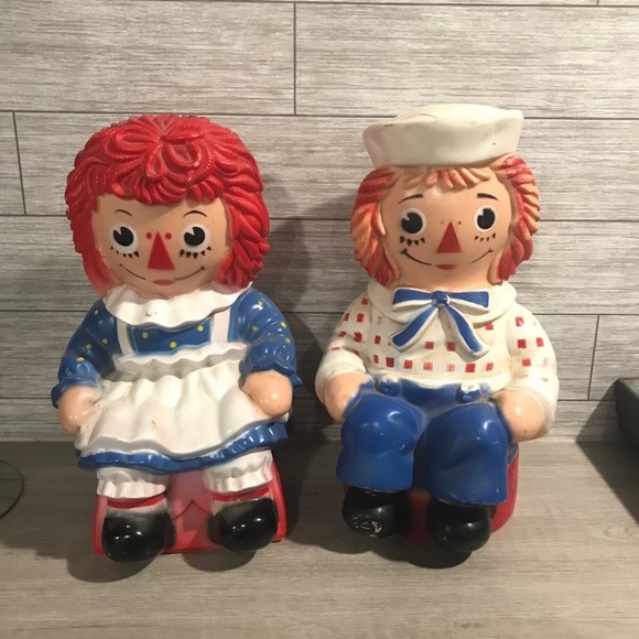 Toys | Raggedy Ann And Andy Vintage Banks 1972 | Poshmark